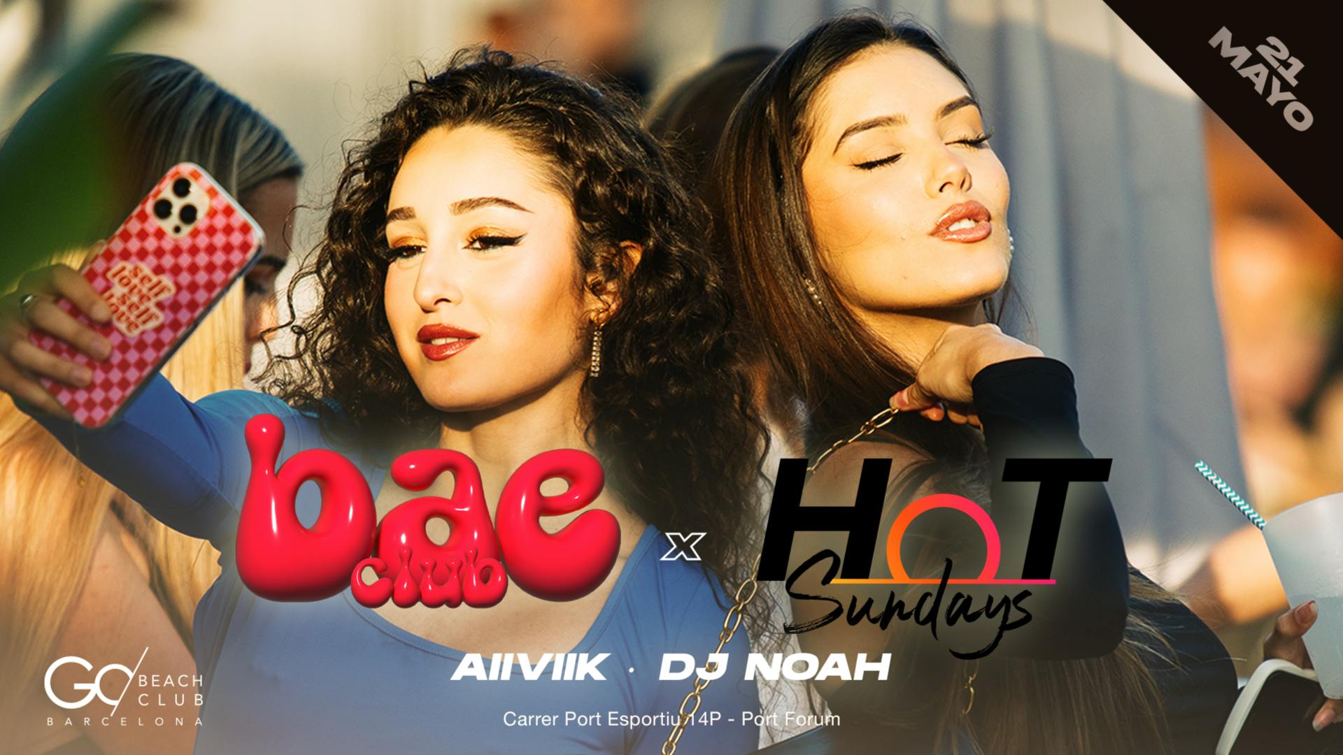 bae club & Hot Sundays - Pool Party at Go Beach Club - Sunday, May 21 ...