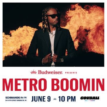 Metro Boomin: Presented by Budweiser at Schimanski - Friday, Jun 9 2023 ...