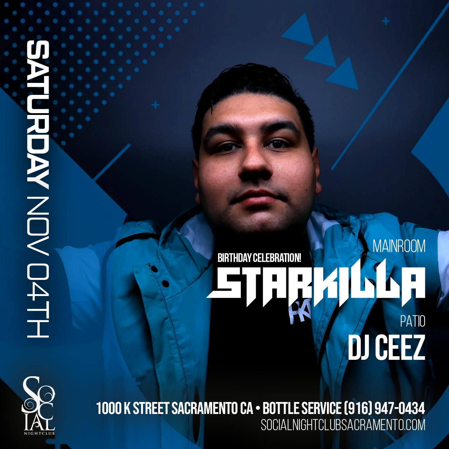 Starkilla (mainroom) & Dj Ceez (Rooftop) at Social Nightclub - Saturday ...