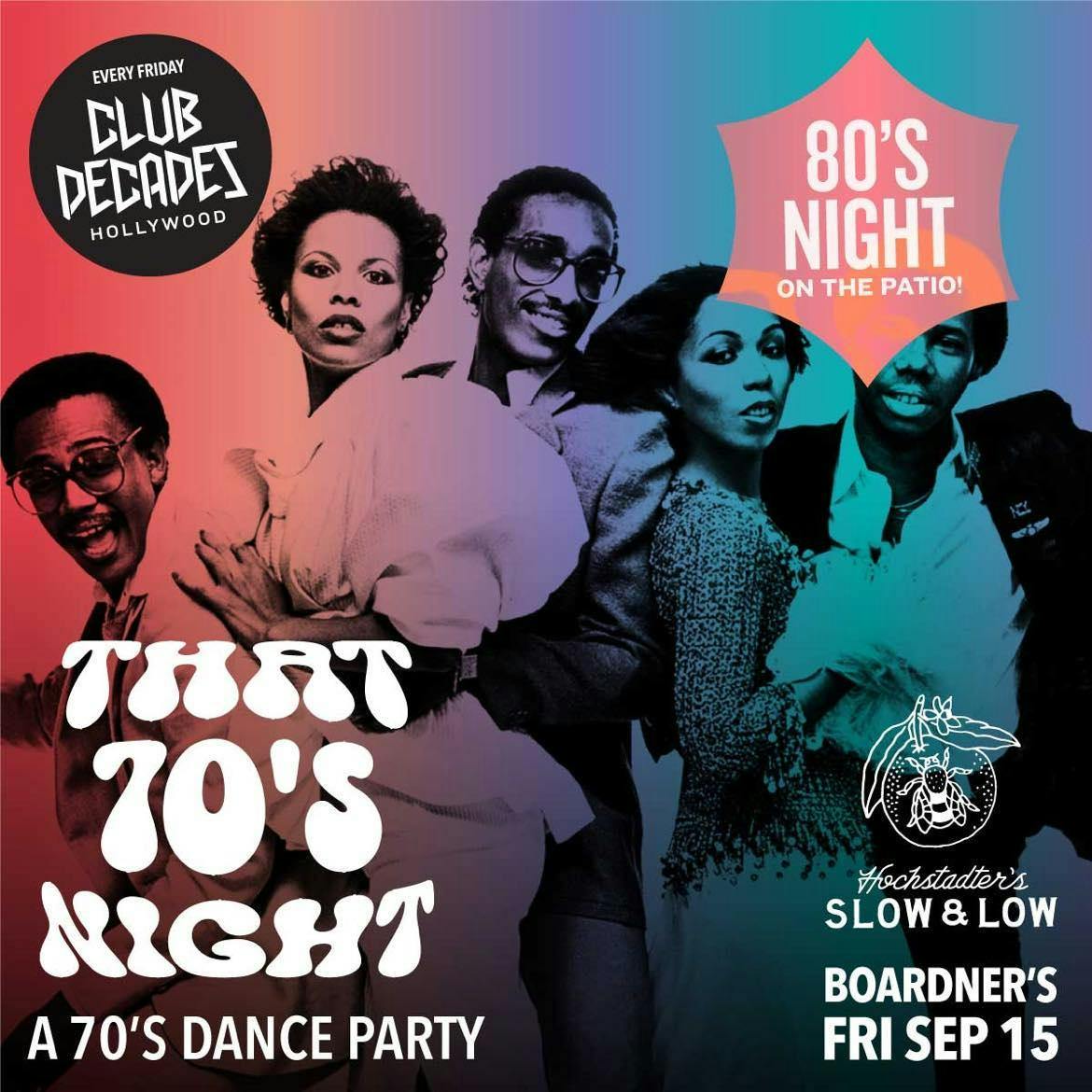 Club Decades - That 70's Night at Boardners (Club Decades) - Friday ...