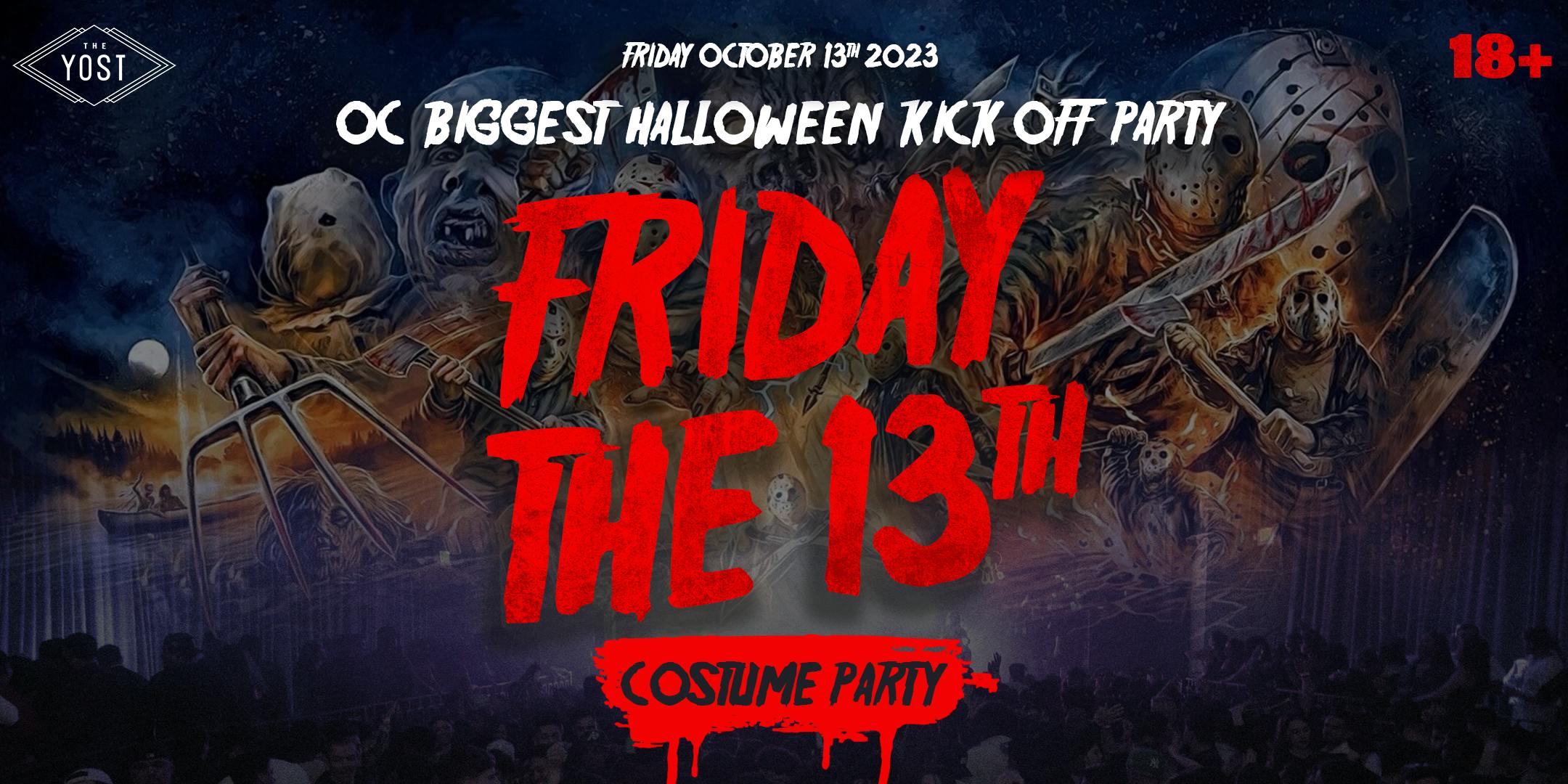 Halloween Kick off part - Friday the 13th custome party at Yost Theater ...