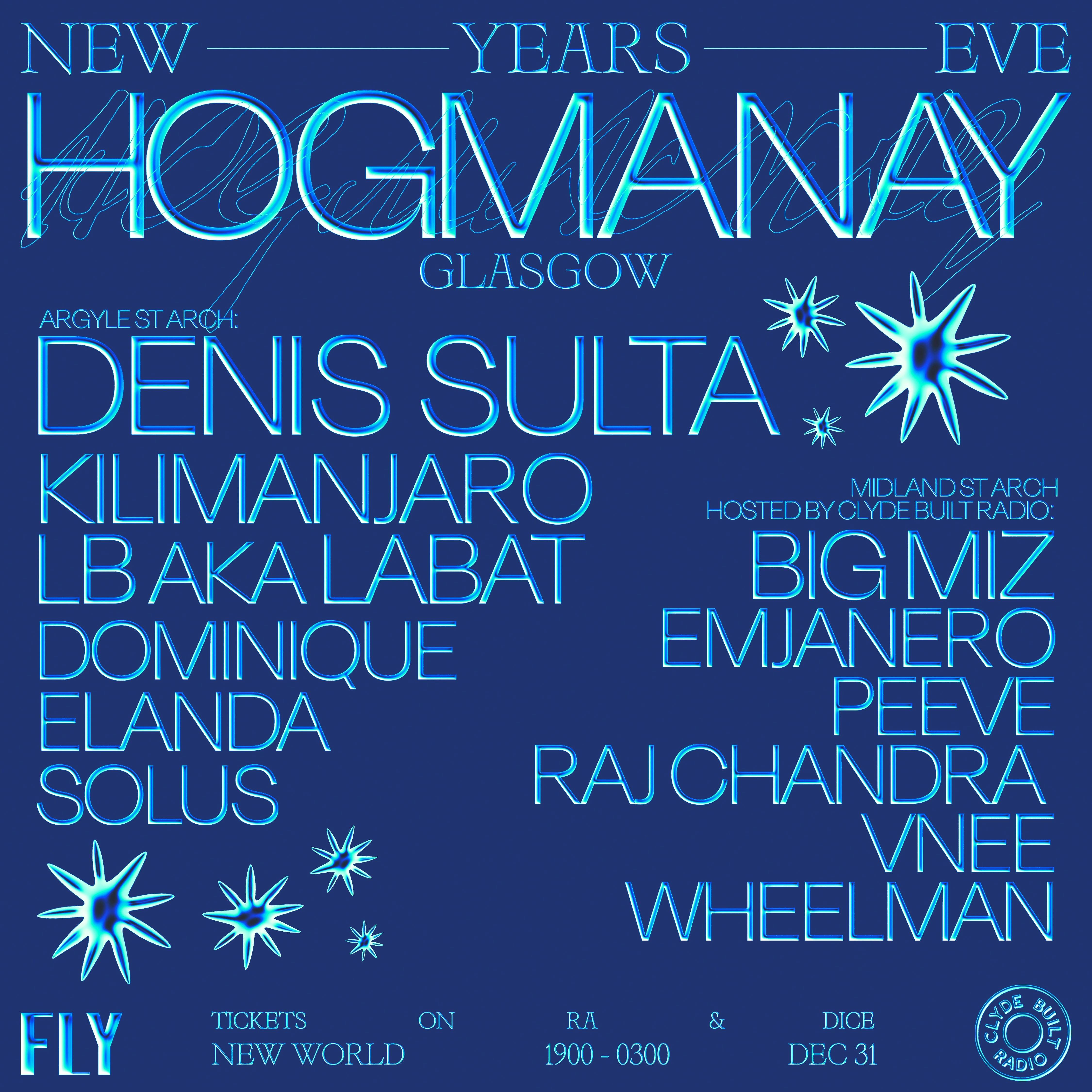 FLY NYE Glasgow | New World Hogmanay at Platform - Sunday, Dec 31 2023 ...
