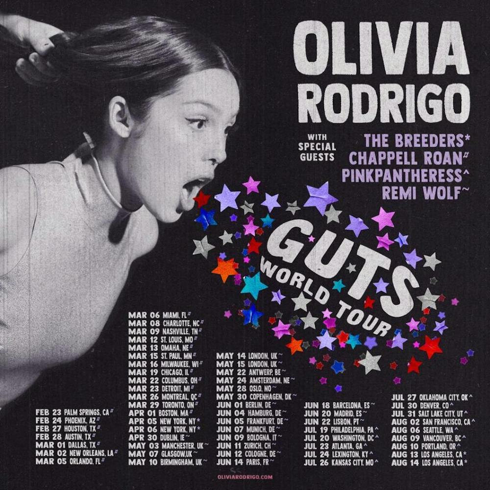 Olivia Rodrigo - GUTS world tour at Rupp Arena - Wednesday, Jul 24 2024 ...