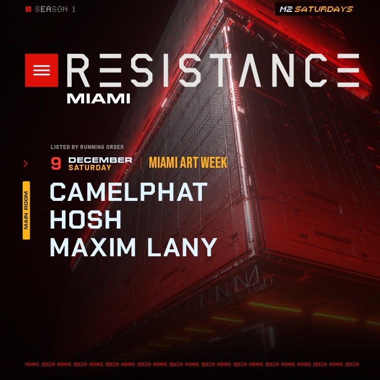 CamelPhat, HOSH, Maxim Lany at M2 Nightclub - Saturday, Dec 9 2023 ...