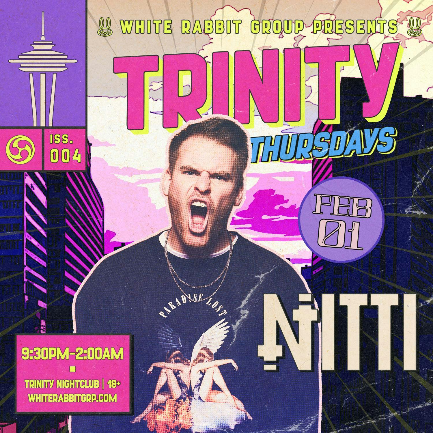 Nitti at Trinity Nightclub - Thursday, Feb 1 2024 | Discotech