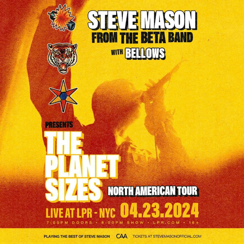 Steve Mason (of The Beta Band) w/ Bellows at Le Poisson Rouge - Tuesday ...