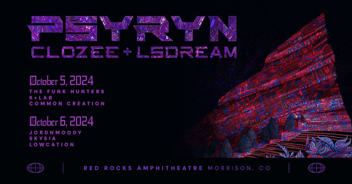 Lszee: Clozee & Lsdream at Red Rocks Amphitheatre - Saturday, Oct 5 ...