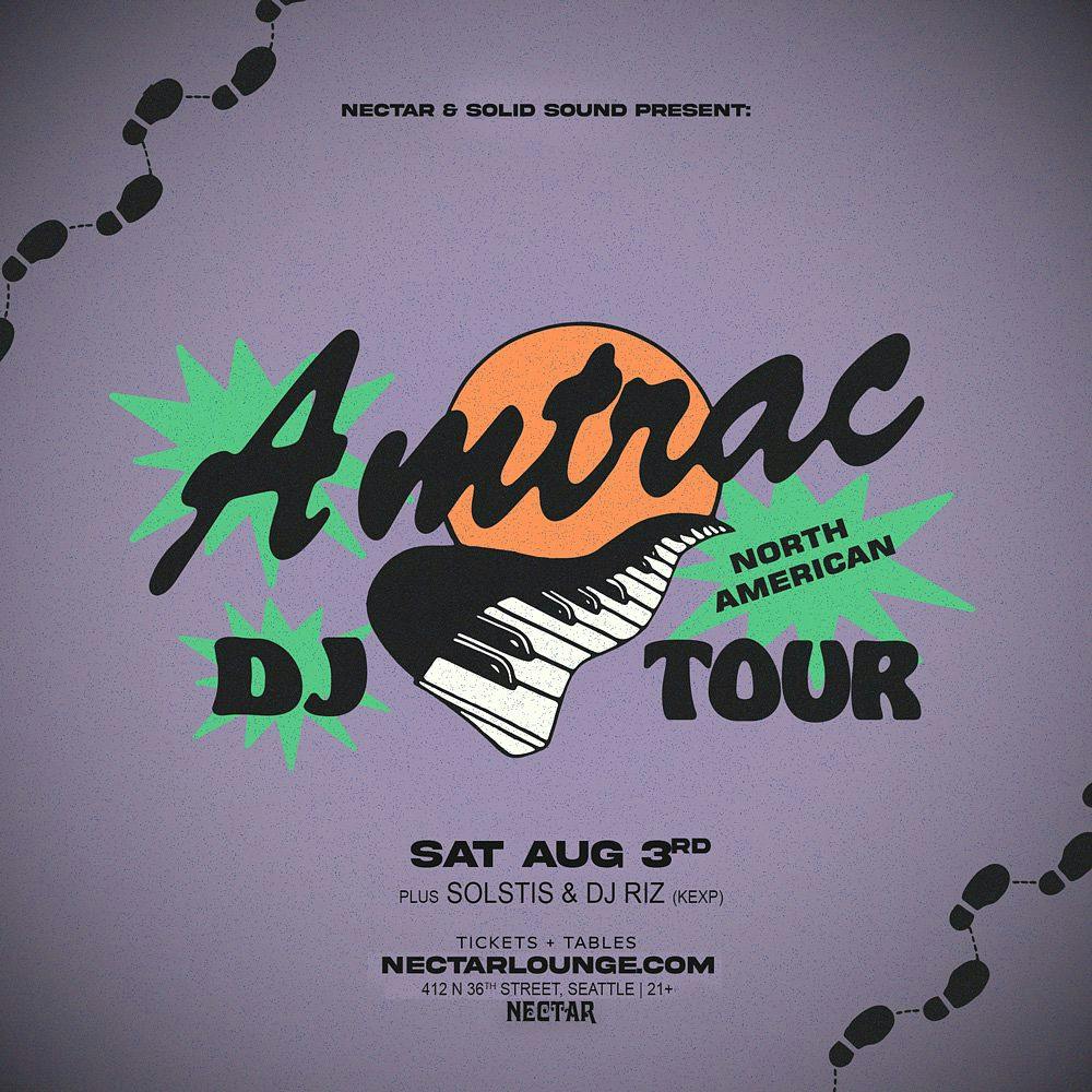 AMTRAC DJ North American Tour 2024, plus Solstis and DJ Riz (KEXP) at ...