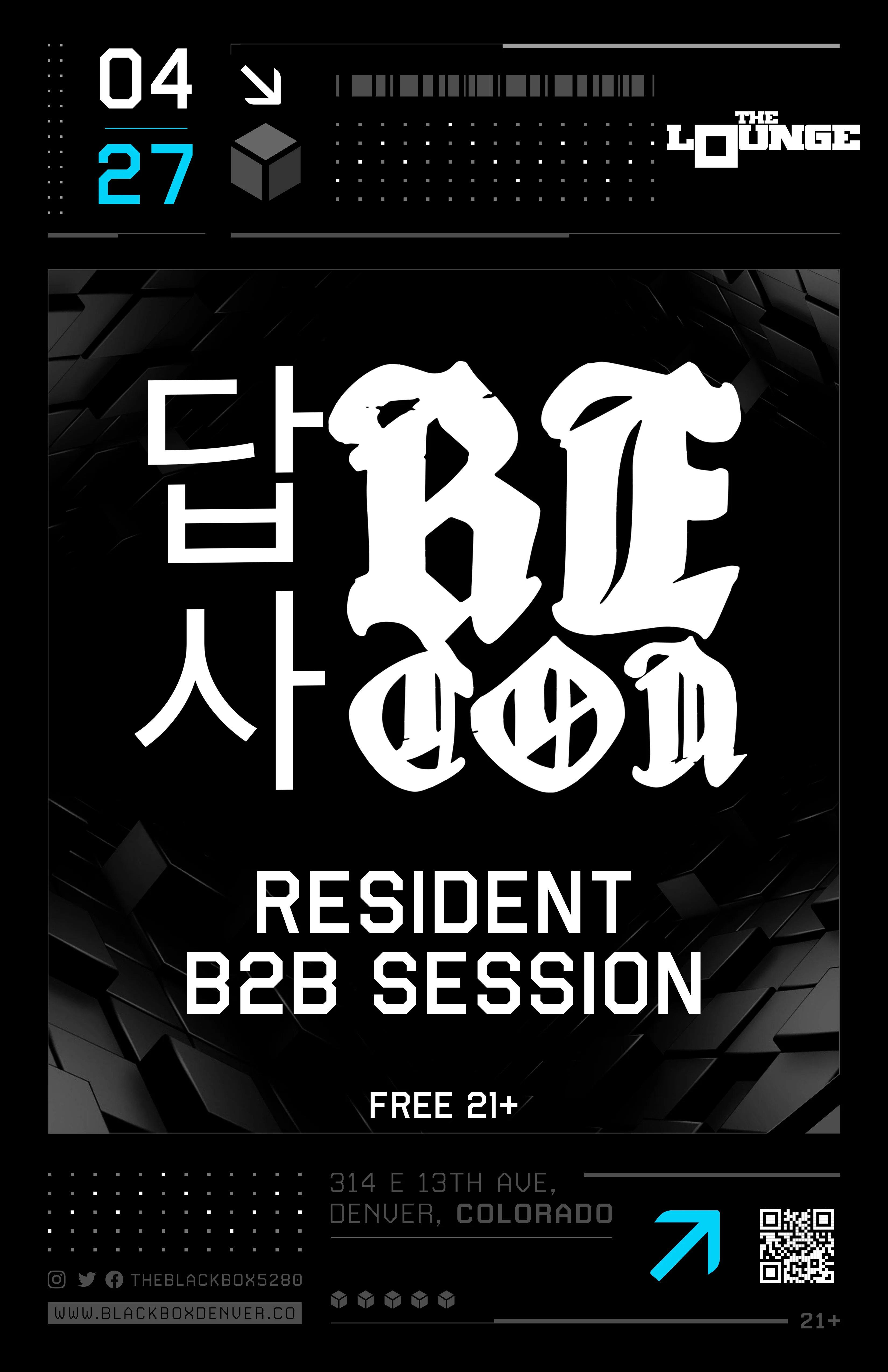 Recon DNB: Resident B2B Session at The Black Box - Saturday, Apr 27 ...