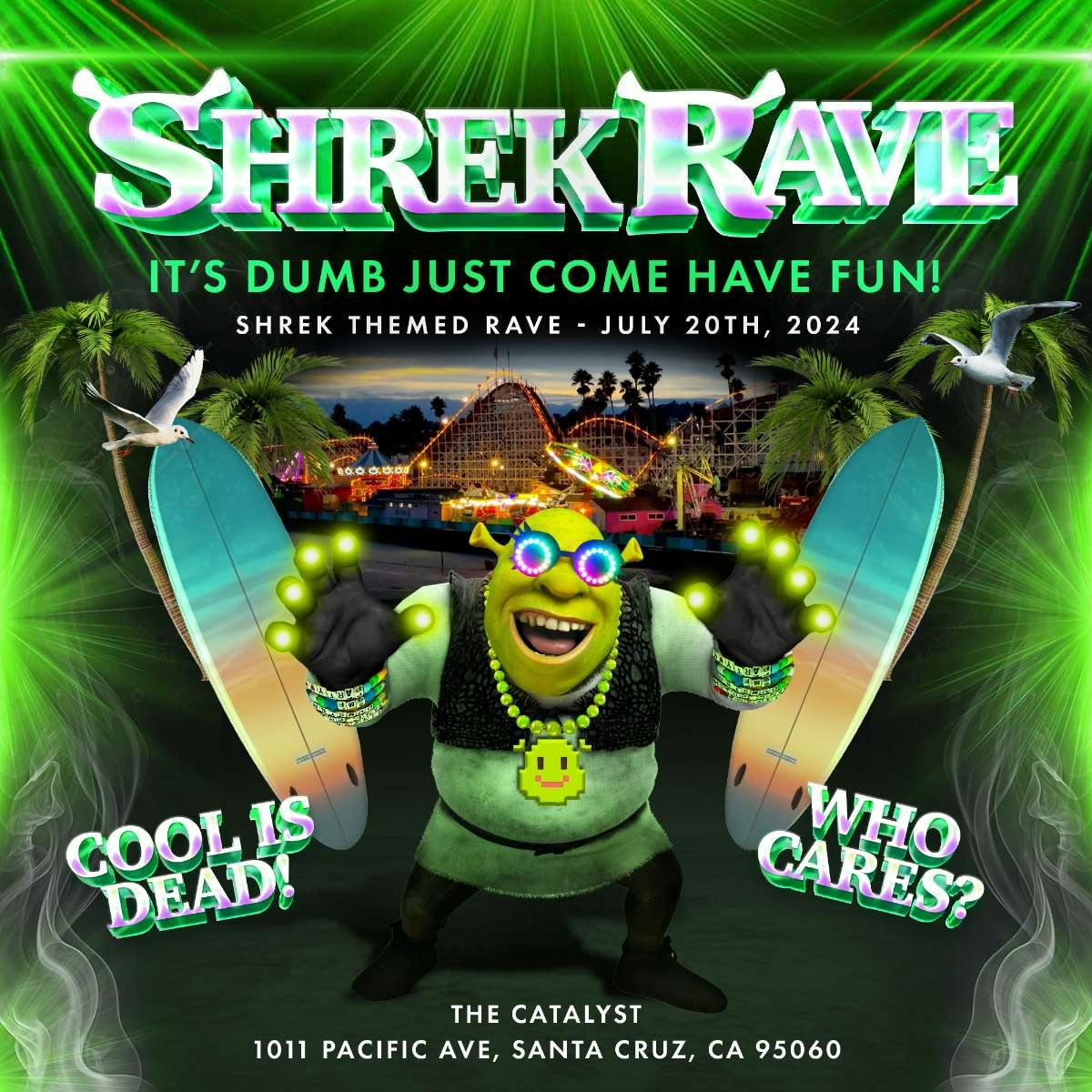 Shrek Rave at The Catalyst - Saturday, Jul 20 2024 | Discotech