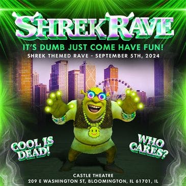 Shrek Rave at The Castle Theatre - Thursday, Sep 5 2024 | Discotech