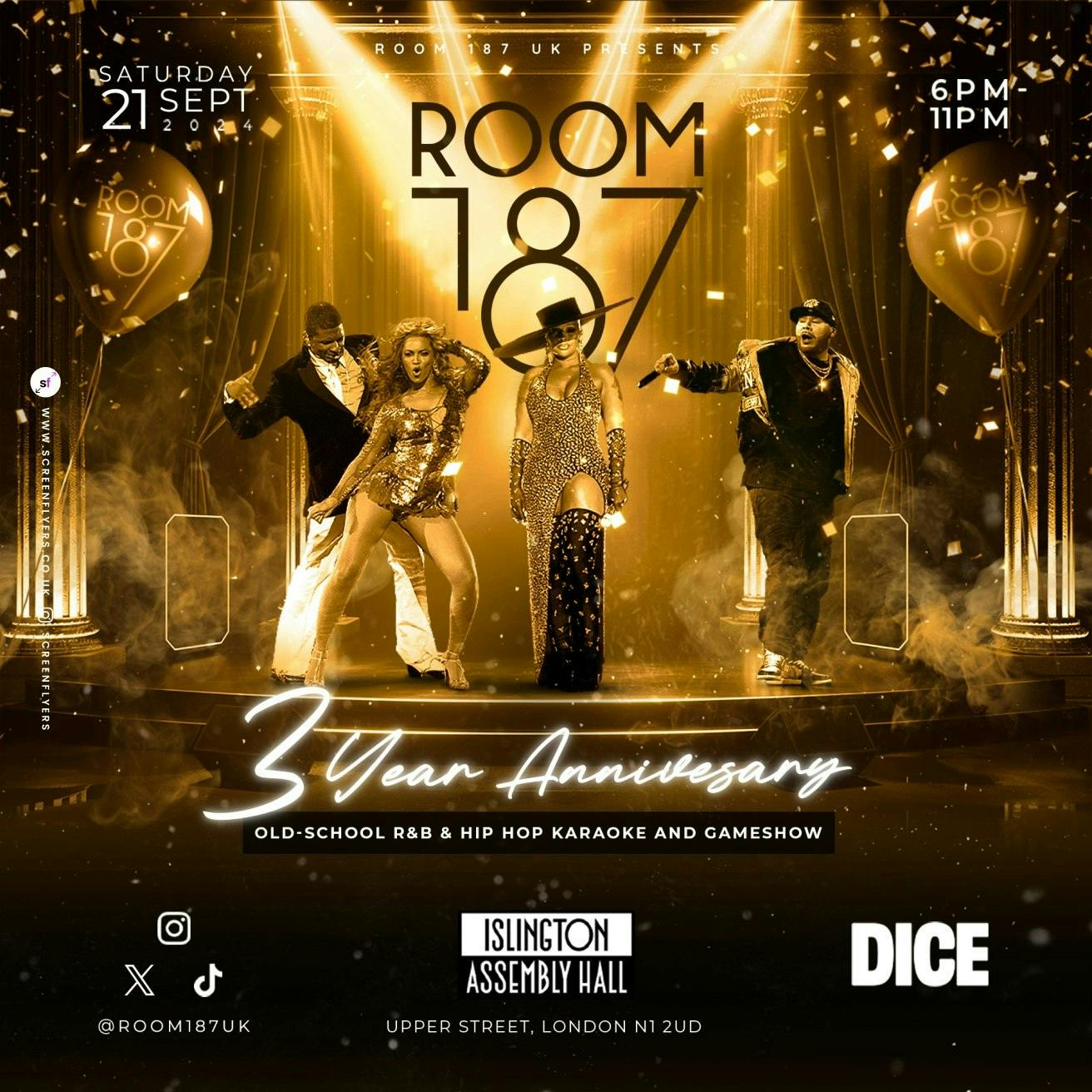 Room 187: Old School R&B Gameshow + Karaoke, 3 Year Anniversary at ...