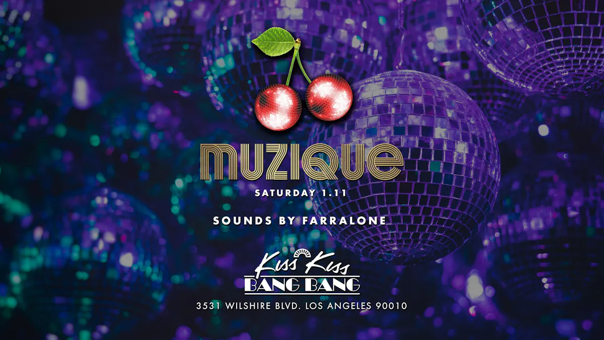 MUZIQUE @ Kiss Kiss Bang Bang featuring Farralone & Friends at Kiss ...