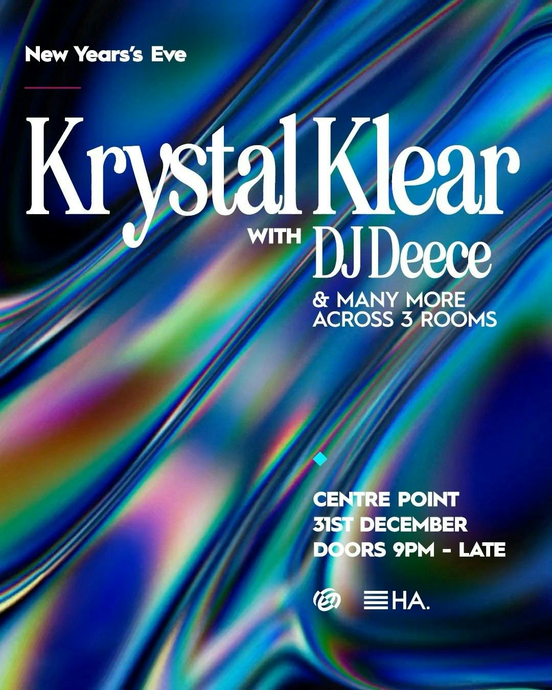 NYE at Centre Point w/ Krystal Klear + more at Centre Point - Tuesday ...
