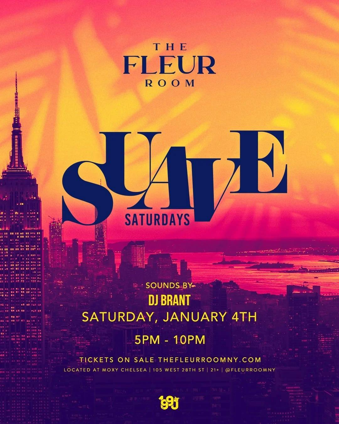 DJ Brant at The Fleur Room - Saturday, Jan 4 2025 | Discotech