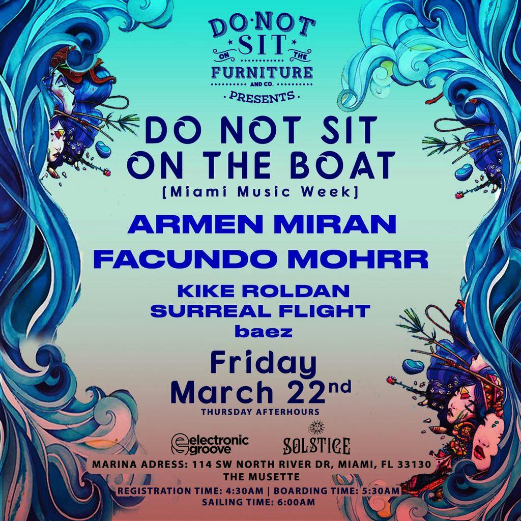 Do Not Sit On The Boat at Le Musette - Saturday, Mar 22 2025 ...