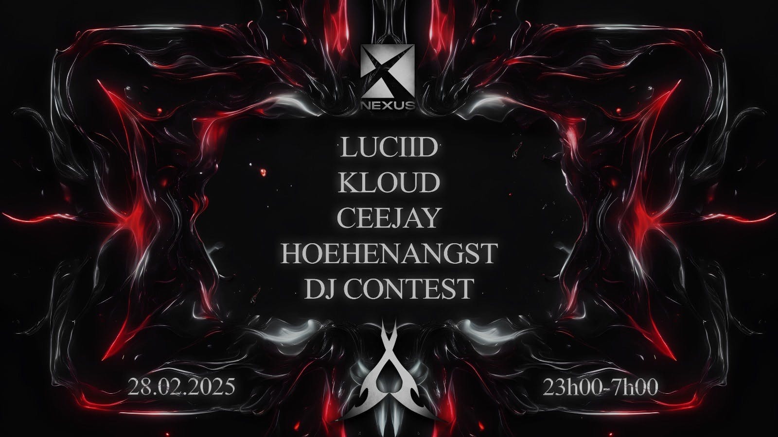 Nexus X Agony : Luciid | Kloud | Ceejay | Hoehenangst & More at Nexus - Friday, Feb 28 2025 ...