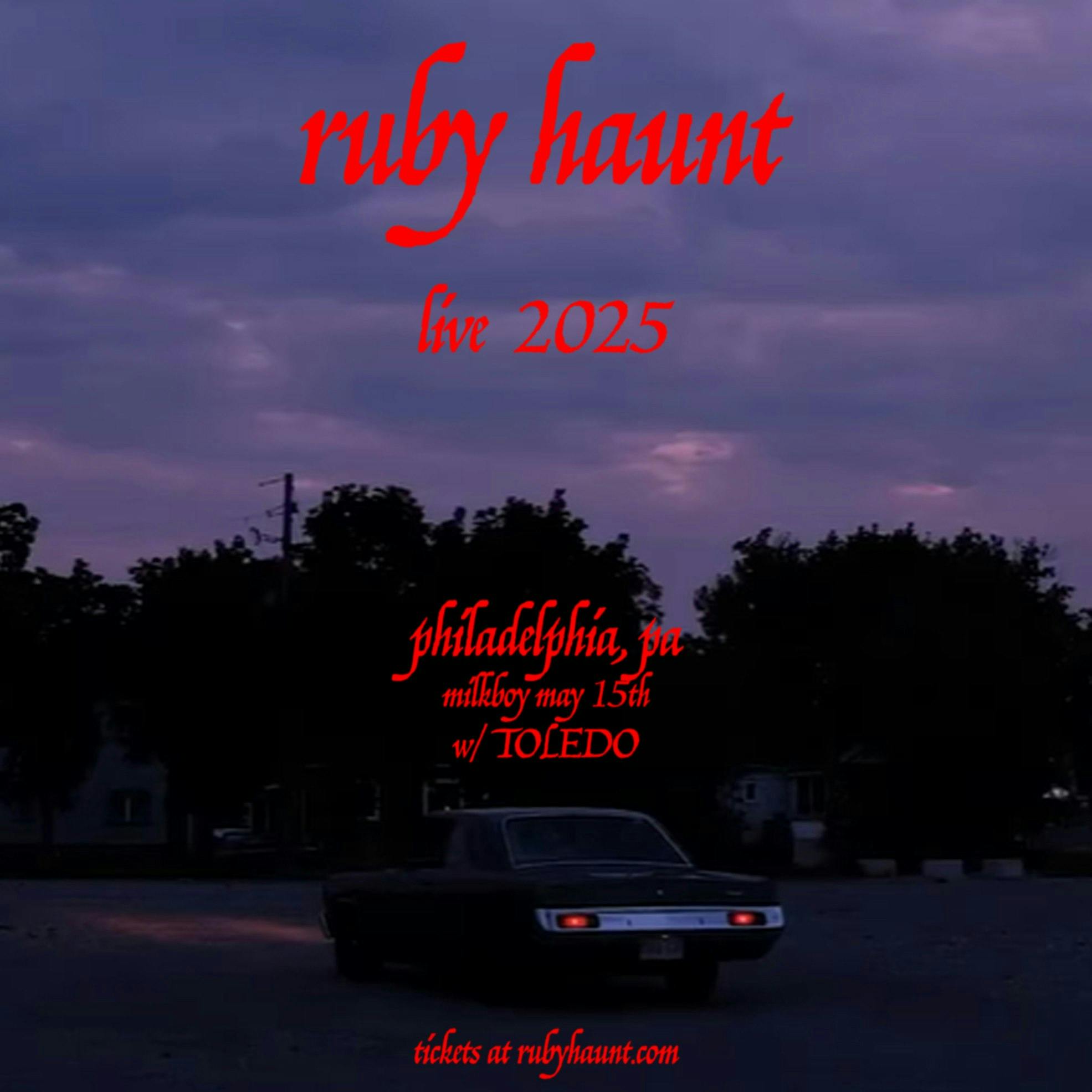 Ruby Haunt at Milkboy Philly - Thursday, May 15 2025 | Discotech