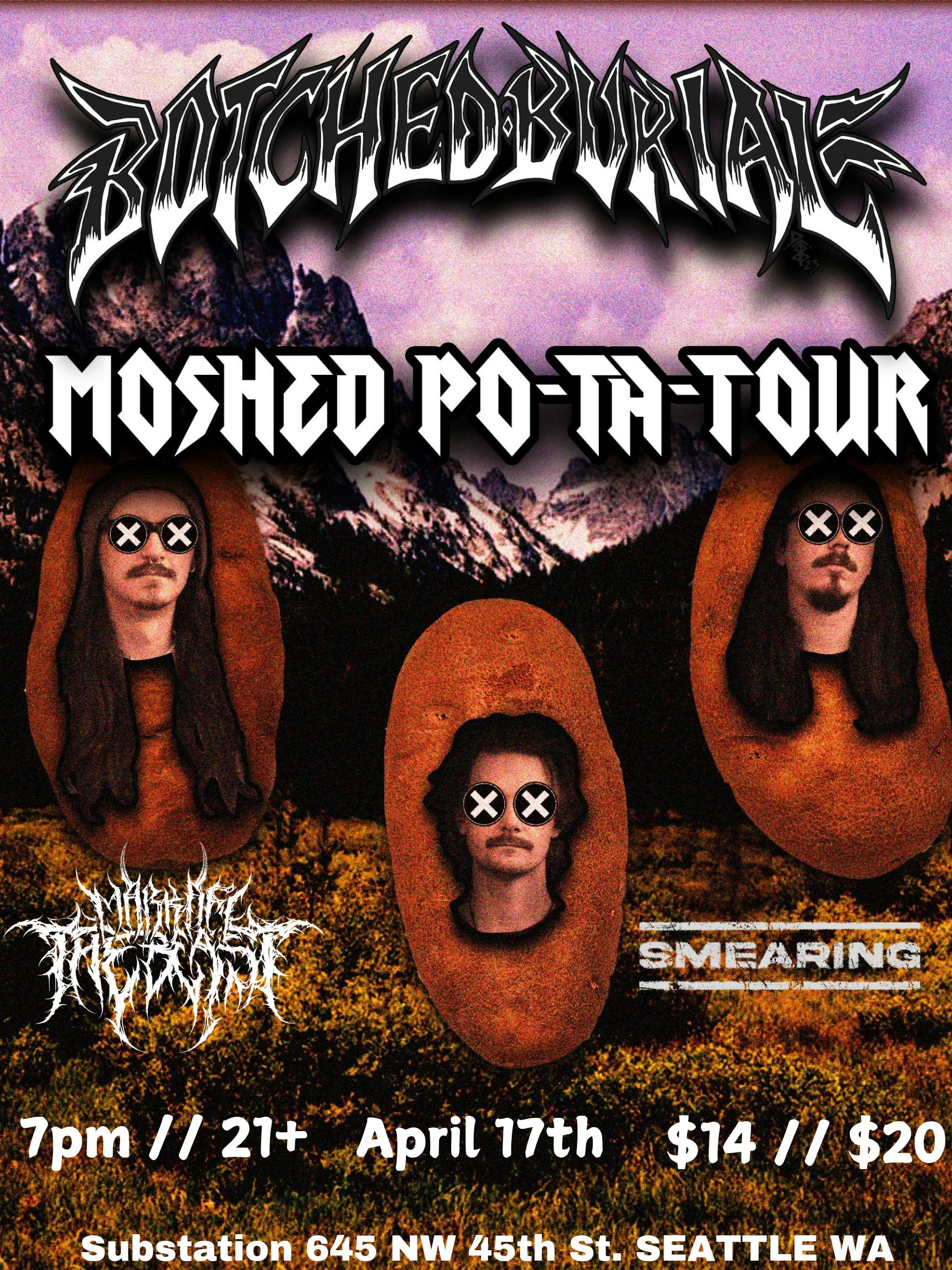 Botched Burial, Mark of The Beast & Smearing at Substation - Thursday ...