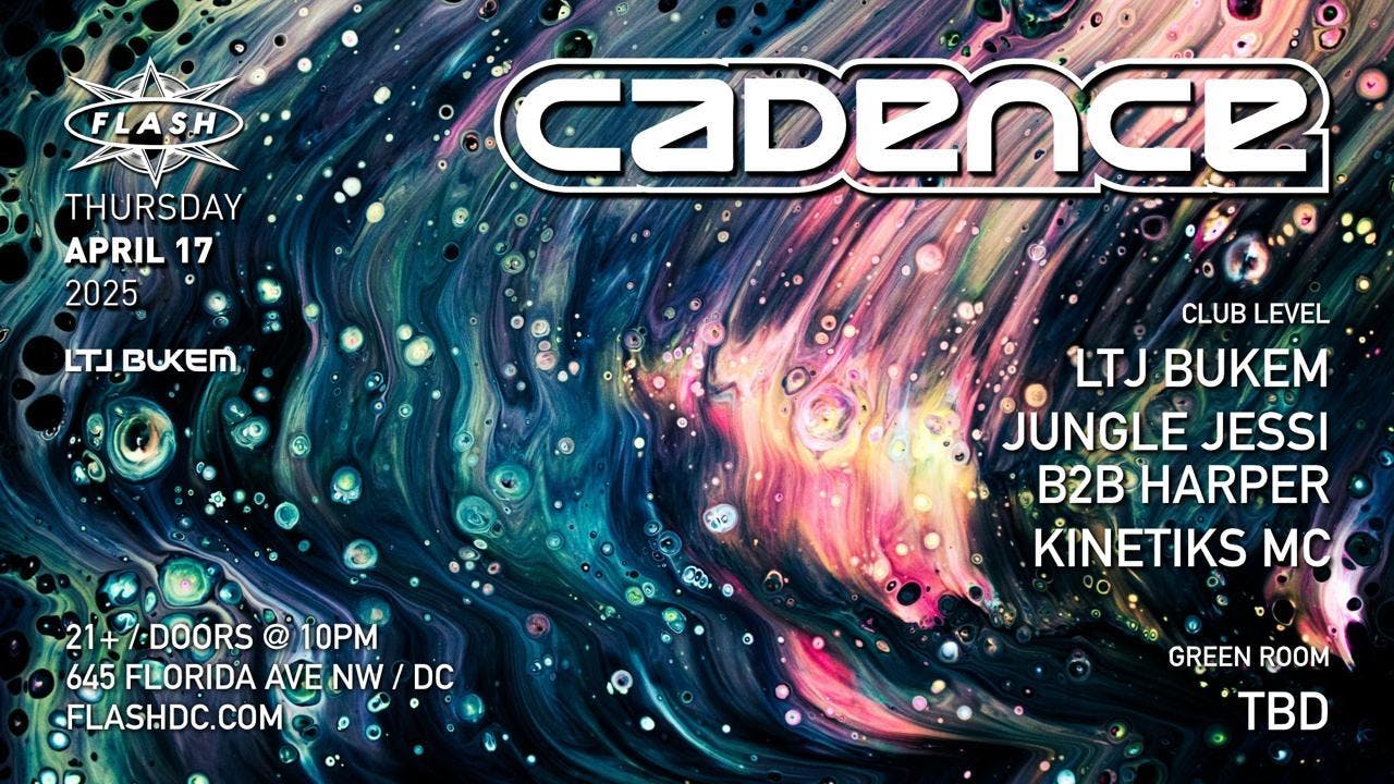 Cadence Presents LTJ Bukem at Flash - Thursday, Apr 17 2025 | Discotech