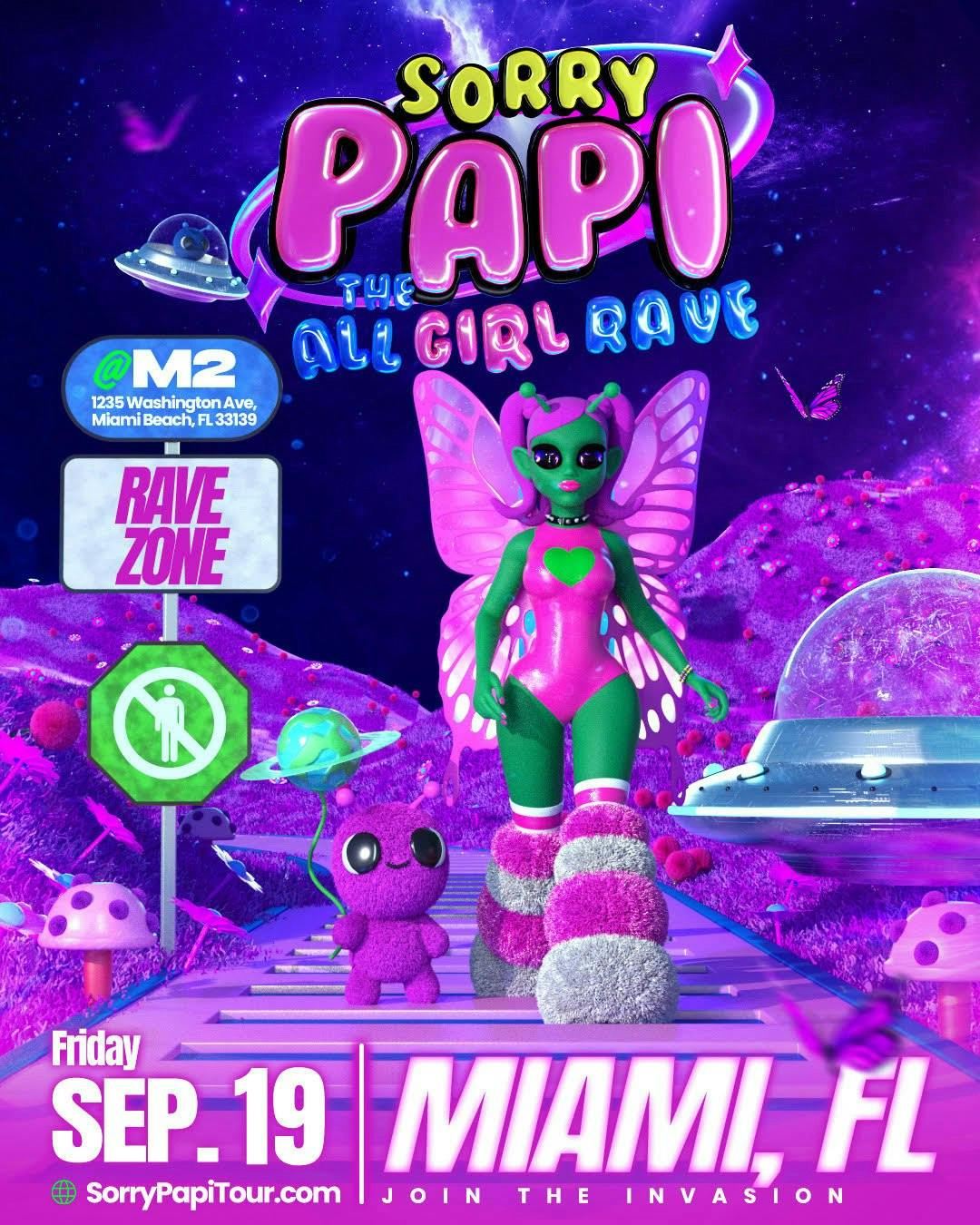 Sorry Papi- The All Girl Rave at M2 Nightclub - Friday, Sep 19 2025 | Discotech