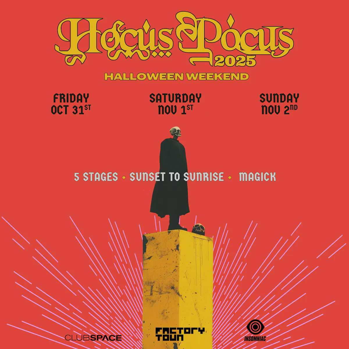 Hocus Pocus 2025 (3-Day Pass) at Hocus Pocus - Friday, Oct 31 2025 ...