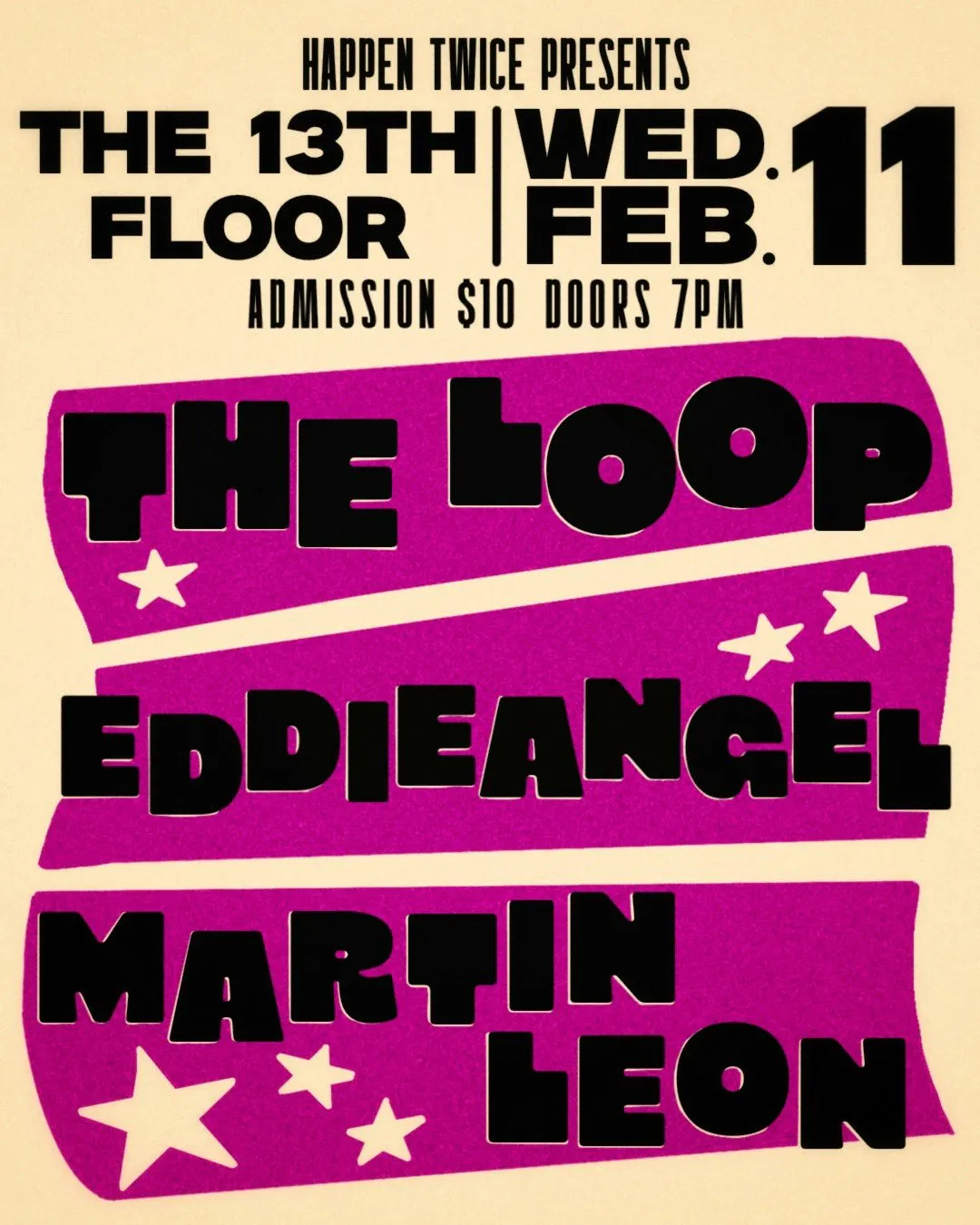 Martin Leon, Eddie Angel, The Loop at The 13th Floor - Wednesday, Feb ...