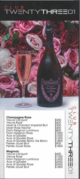 How Bottle Service and Table Service Work at Club TwentyThree01 Phoenix ...